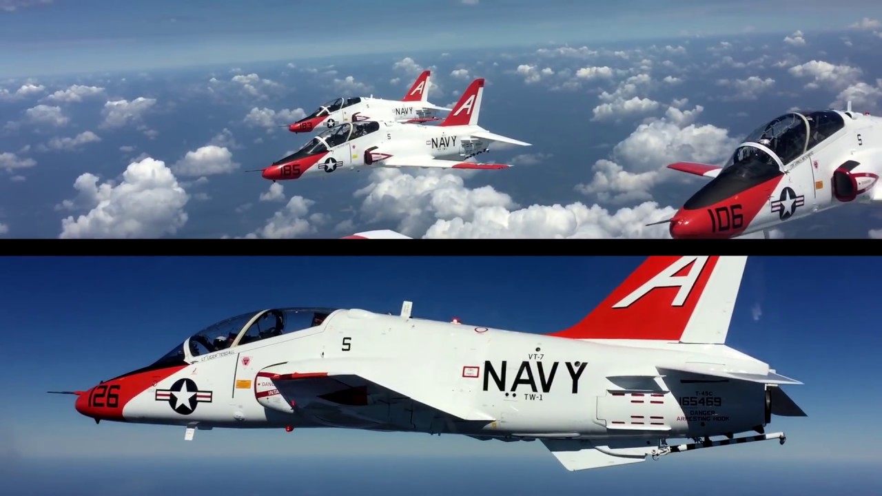 VIDEO: US Navy TW-1 T-45 Goshawks – Military Aviation Review
