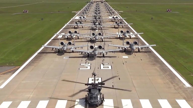 VIDEO: A-10 Elephant Walk at Moody AFB – Military Aviation Review
