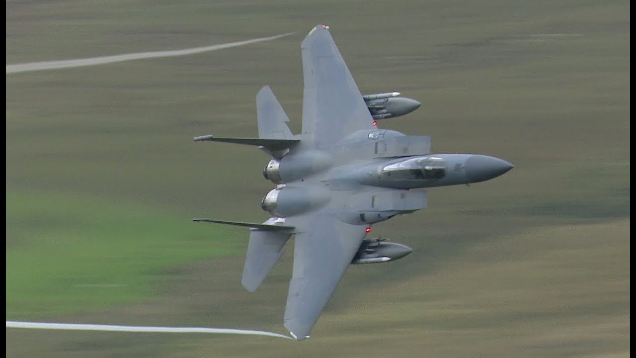 VIDEO: 493rd Fighter Squadron F-15C Through the Mach Loop – Military ...