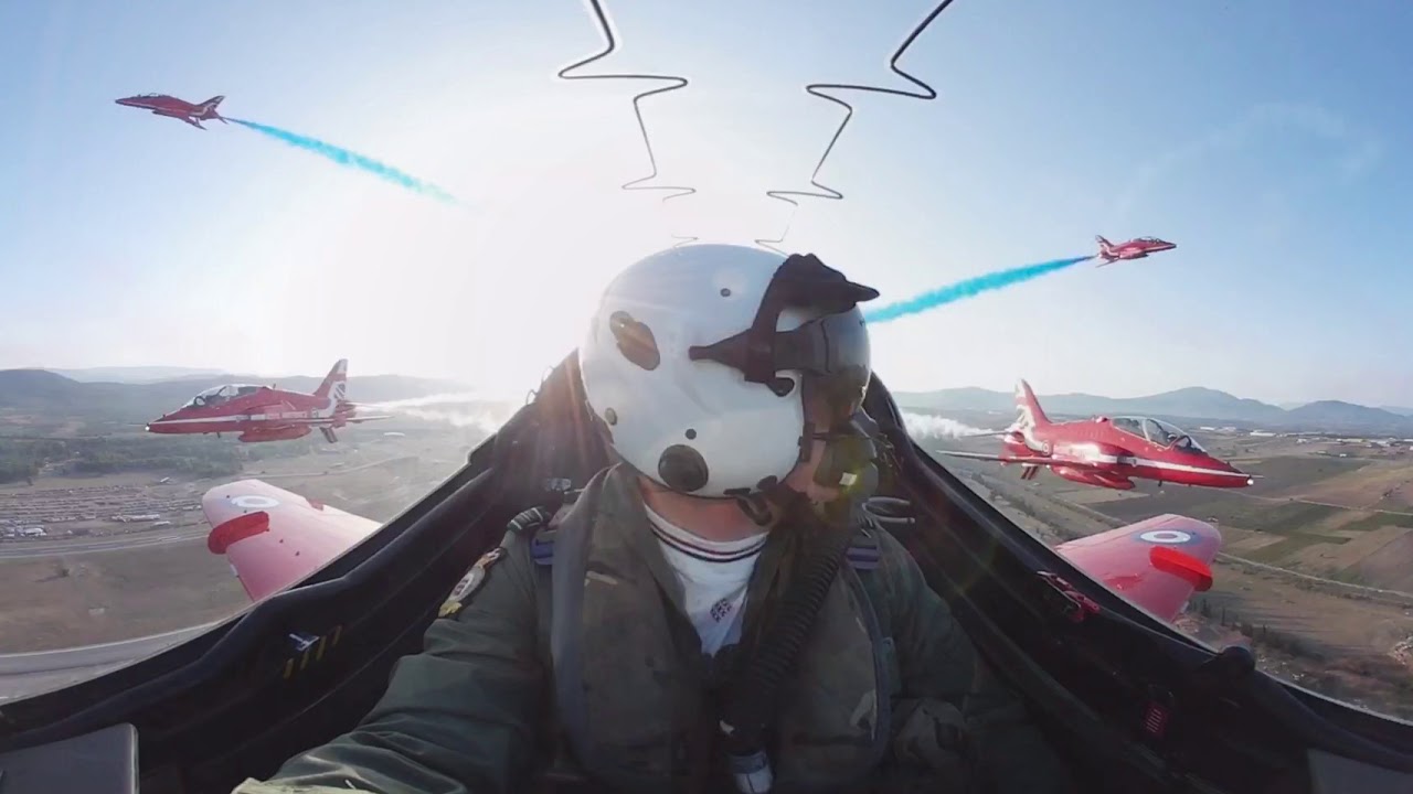 VIDEO: 360 Degree Red Arrows Cockpit Footage – Military Aviation Review