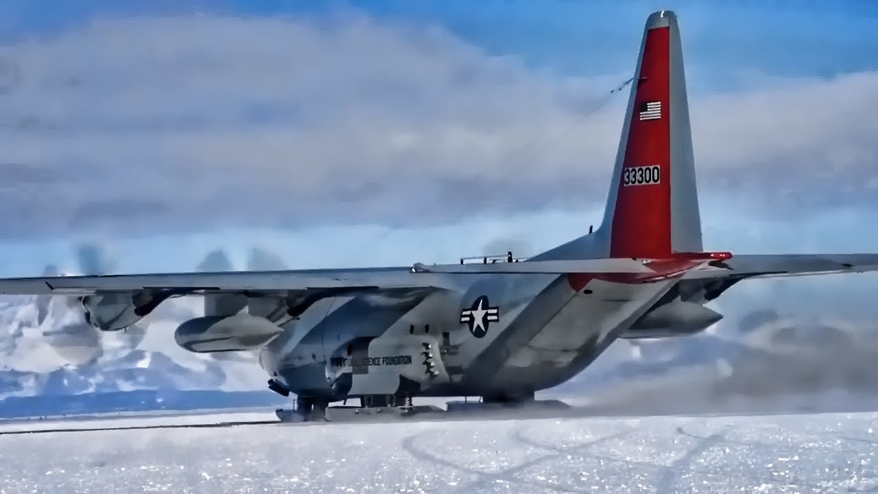 VIDEO: US Air Force C-130s in Antarctica – Military Aviation Review