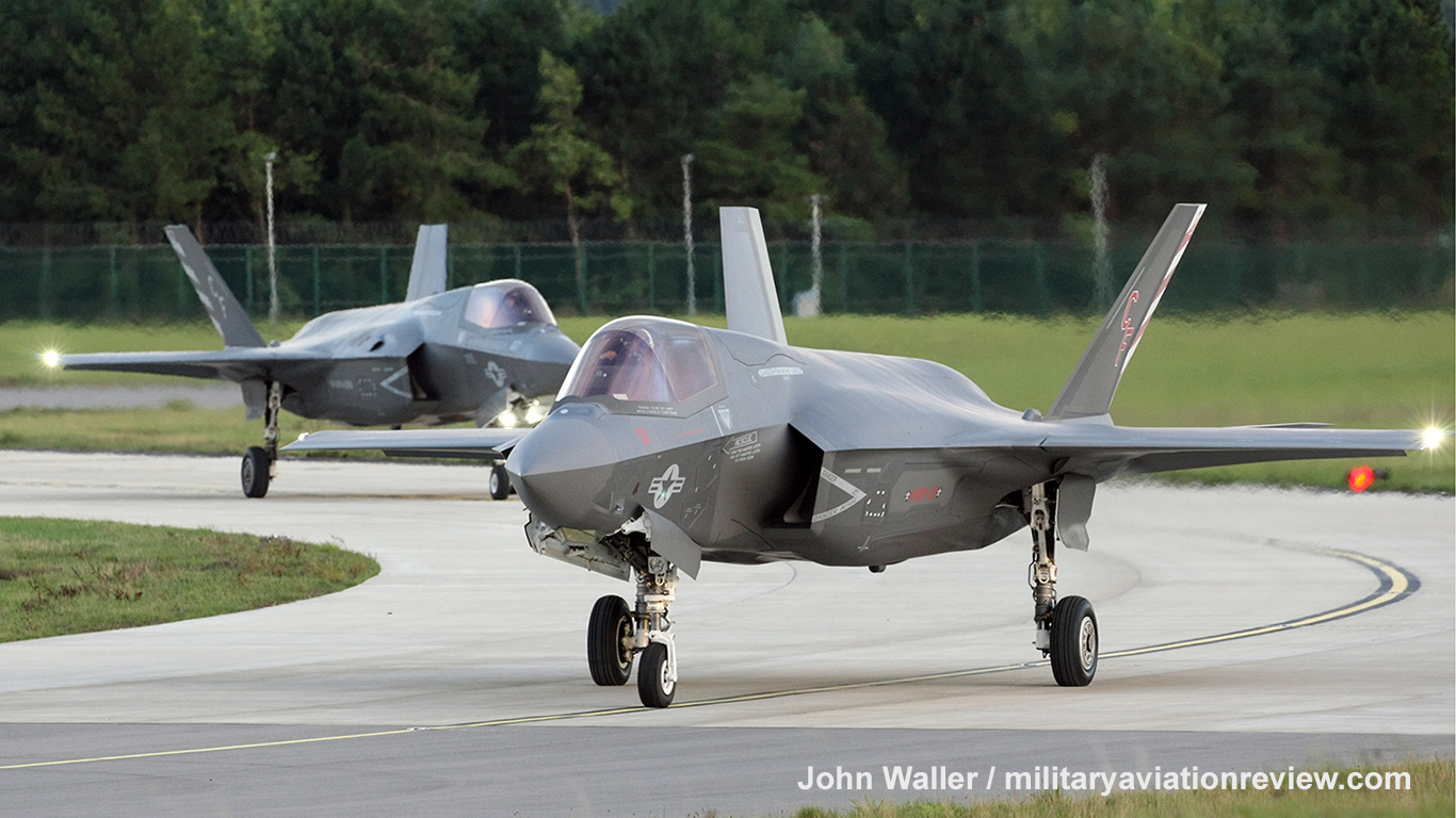 VMFA-211 F-35Bs Arrive at RAF Marham – Military Aviation Review