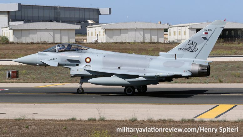 Second Batch of Qatari Air Force Typhoons Delivered via Malta ...